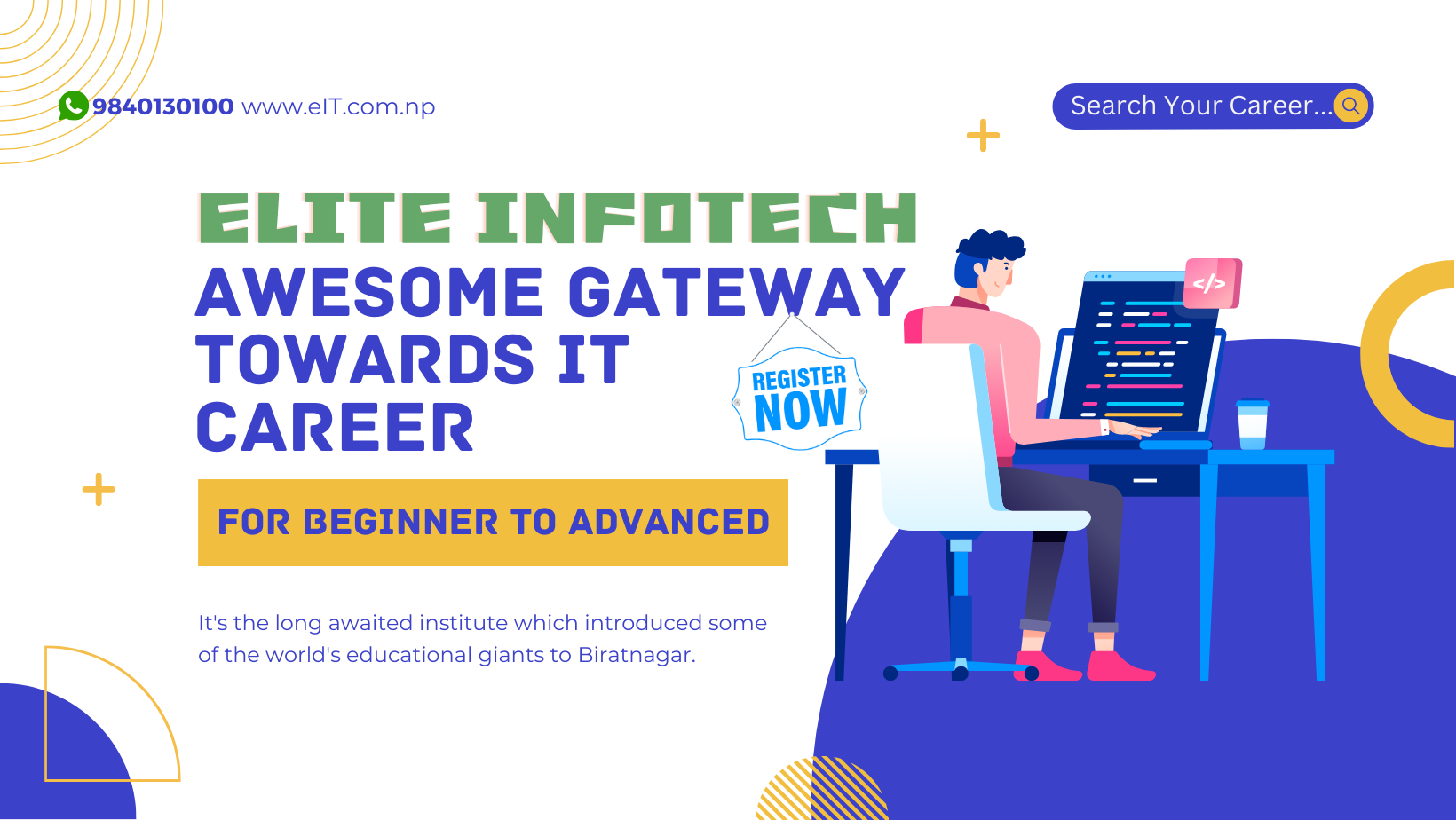 Awesome Gateway Towards IT Career | ELITE Information Technology